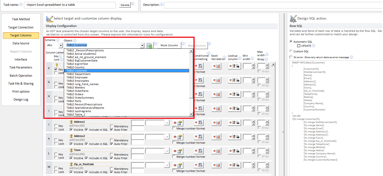 How to Validate and Import Excel spreadsheet to SQL Server database